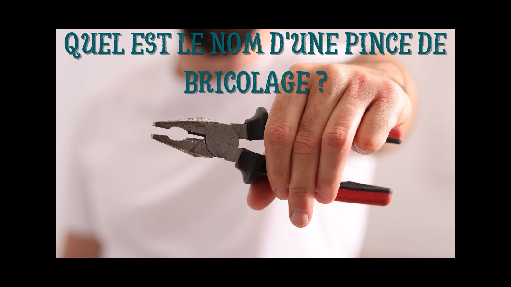 Quel est le nom d'une pince de bricolage ? – Bricolme